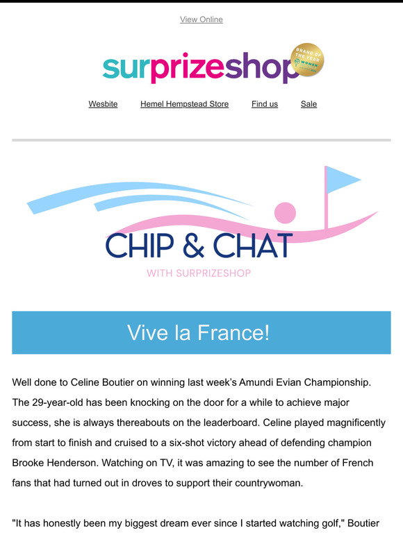 Surprizeshop: Alison Root Chips and Chats- Vive la France! ⛳ | Milled