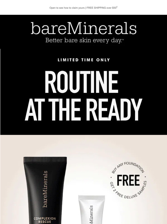 bareMinerals: The 3-step guide to a flawless complexion | Milled
