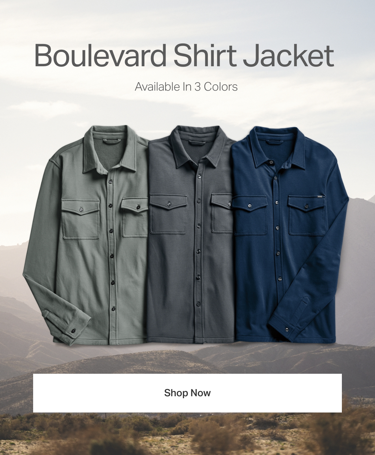 Vuori: Meet the Boulevard Shirt Jacket | Milled