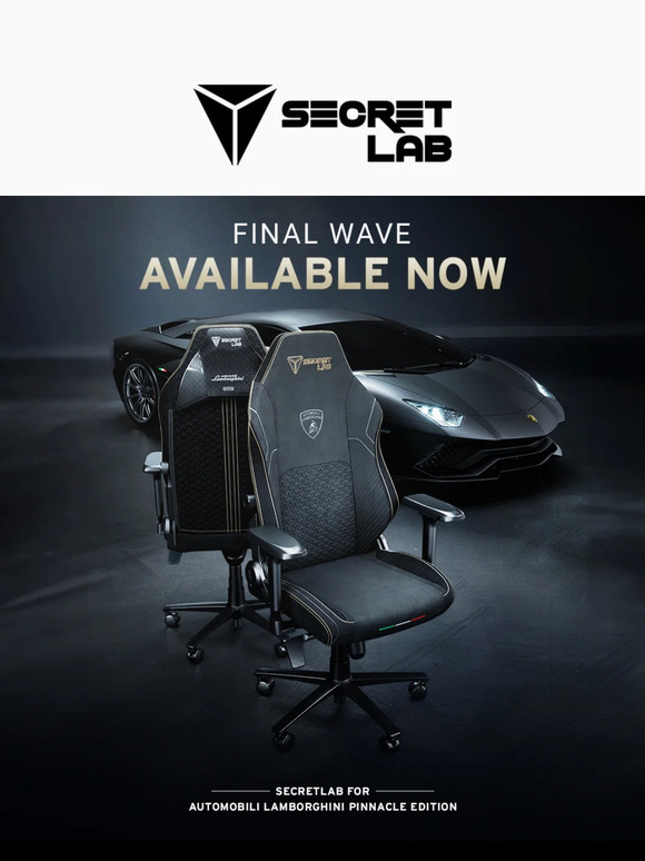 Secretlab: FINAL WAVE BEGINS | Secretlab for Automobili Lamborghini ...