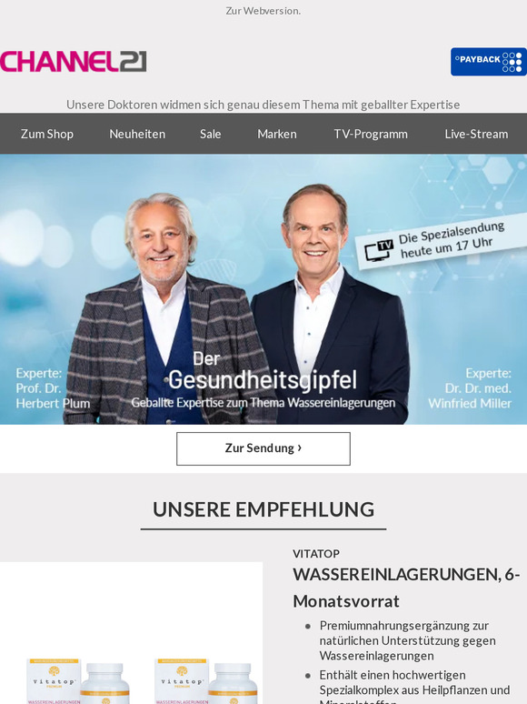 CHANNEL21: Beinschmerzen & Wassereinlagerungen? | Milled