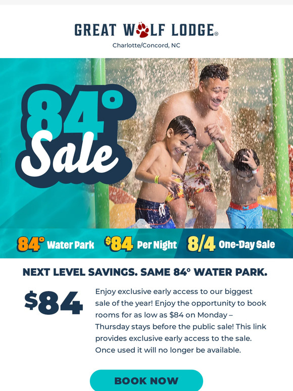 Great Wolf Lodge: Here’s a sneak peek deal, — Pack! | Milled