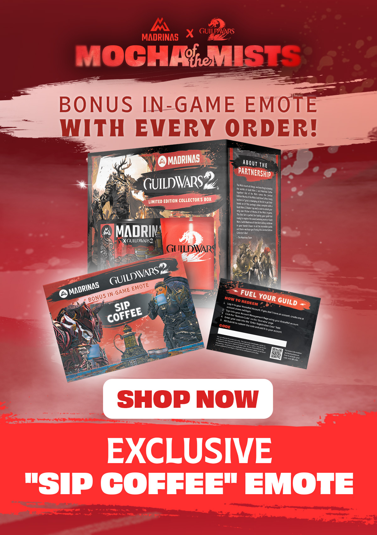 Madrinas Coffee: UNLOCKED: The new Guild Wars 2 “Sip Coffee” Emote has ...