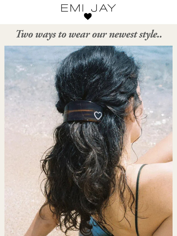 Emi Jay: How To Style: The Ponytail Barrette | Milled