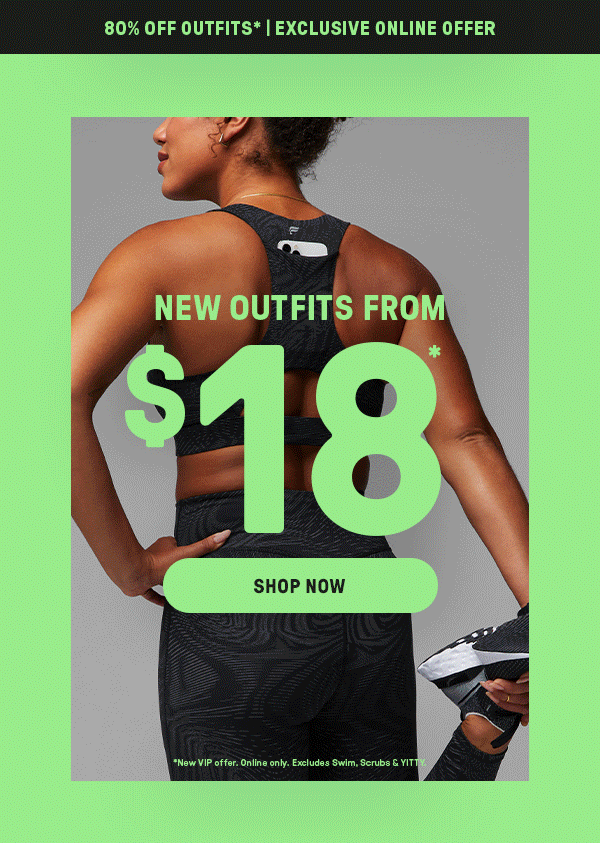 Fabletics: You earned new 80% off outfits | Milled