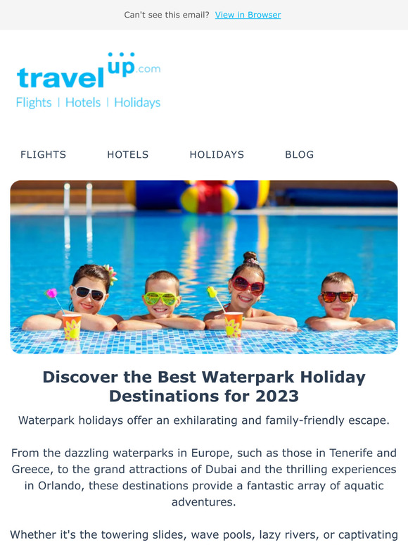 TravelUp: Dive into Summer Fun: Waterpark Adventures Await! | Milled