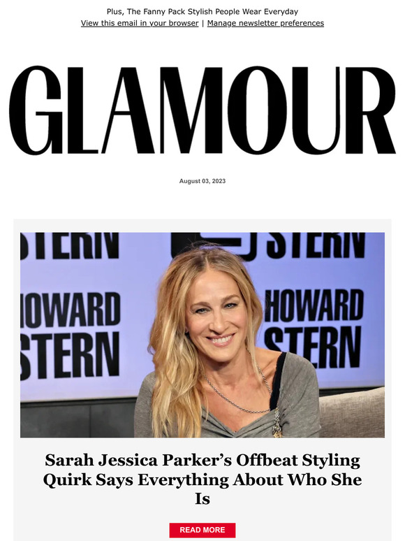 Glamour: Sarah Jessica Parker’s Offbeat Styling Quirk Says Everything ...