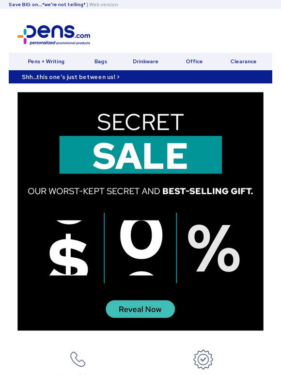 Pens.com: Shhh! Mystery Sale | Milled