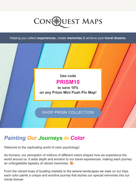 Conquest Maps: Exploring the world of color psychology. 🌍🌈 | Milled