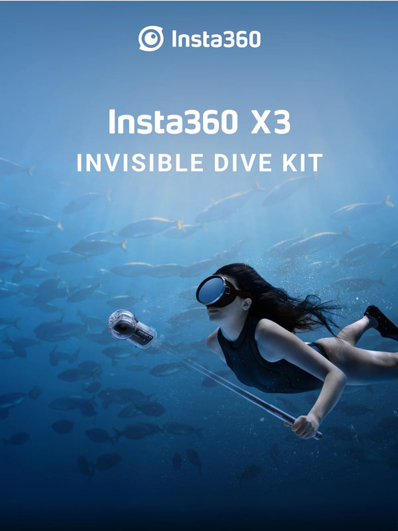 Insta360: 🤿 NEW X3 Dive Kit with Invisible Dive Case! | Milled