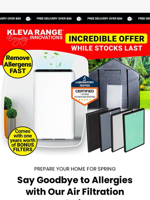 Kleva Range: Get Ready for Spring🌸 Allergy-Proof Your Home! | Milled