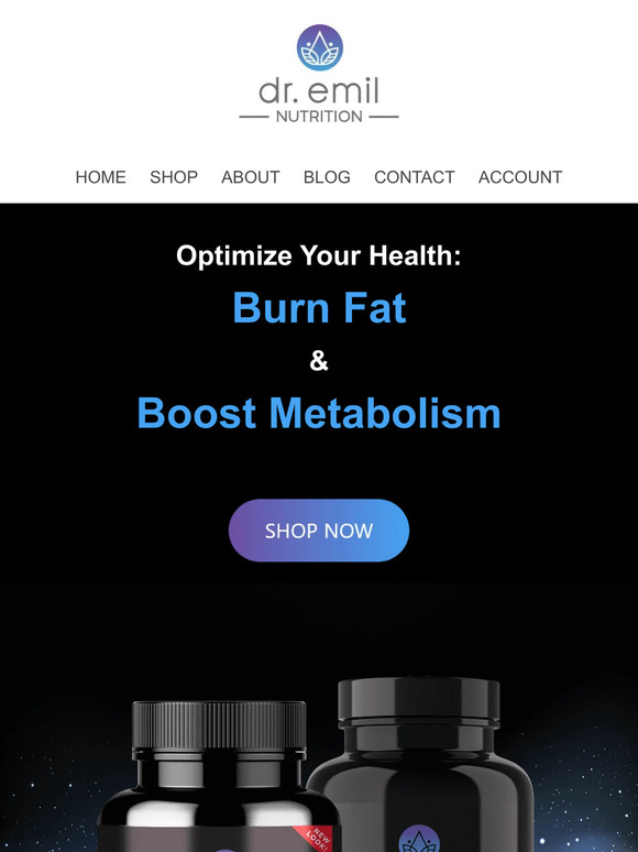 Dr. Emil Nutrition: Accelerate fat loss and boost metabolism | Milled