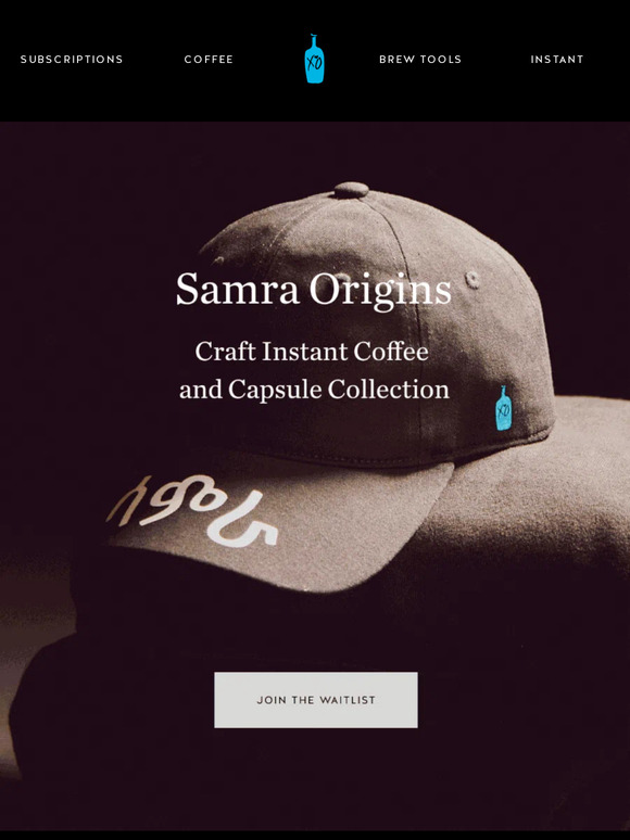 Blue Bottle Coffee: Introducing Samra Origins Instant Coffee | Milled