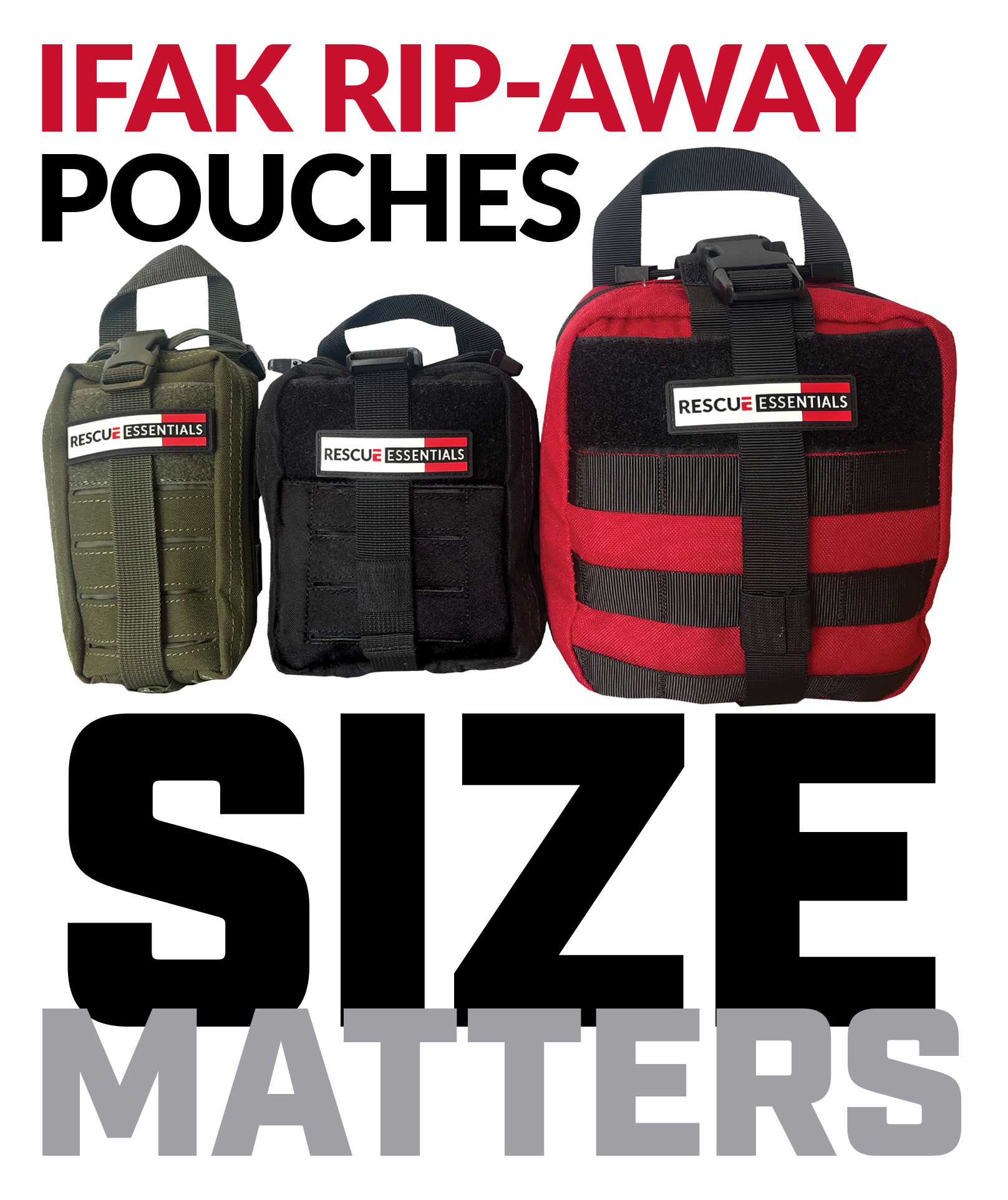 Rescue Essentials: Size does matter when it comes to the IFAK Rip-Away ...