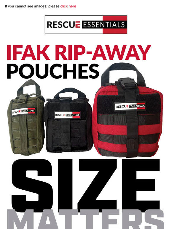 Rescue Essentials: Size does matter when it comes to the IFAK Rip-Away ...
