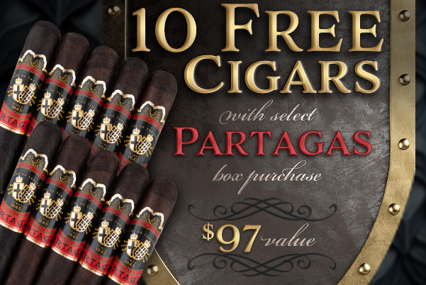 Best Cigar Prices: 🌟 10 Free Cigars with Partagas Boxes 🌟 | Milled