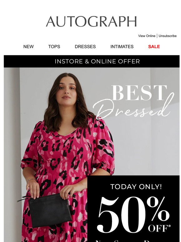 Autograph Fashion: IT’S HAPPENING! 50% Off All New Dresses 🤩 | Milled