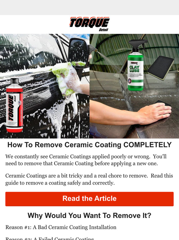 Torque Detail: How To Properly Remove Ceramic Coating | Milled