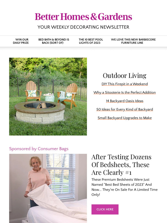 Better Homes and Gardens: Our DIY Firepit Goes Viral Every Year—Build ...