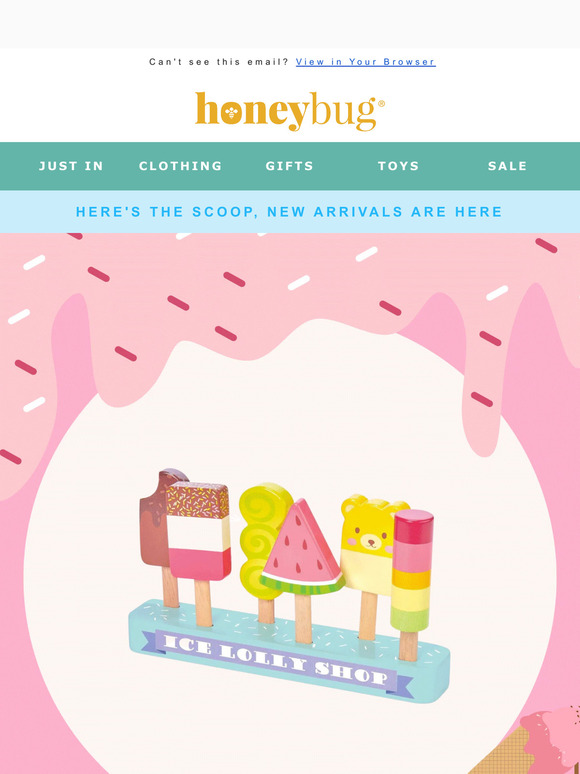 Honey Bug: 🍦 Here's the Scoop, New Arrivals Are Here | Milled