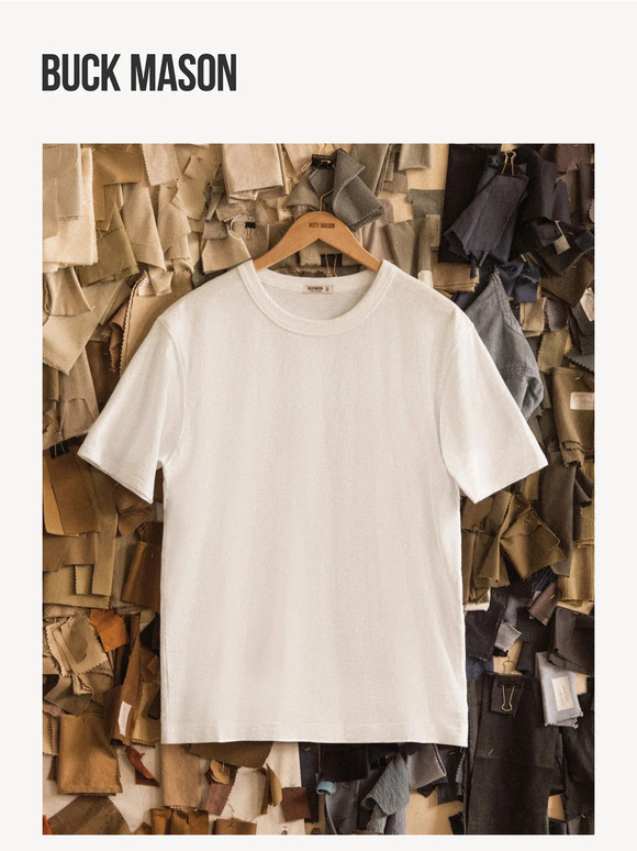 Buck Mason: 90s Boxy Tees Are Back | Milled