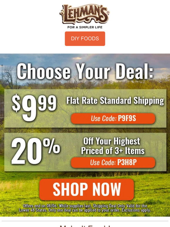 Lehman's: Choose Your Deal! + Make Homemade Foods 😍 | Milled