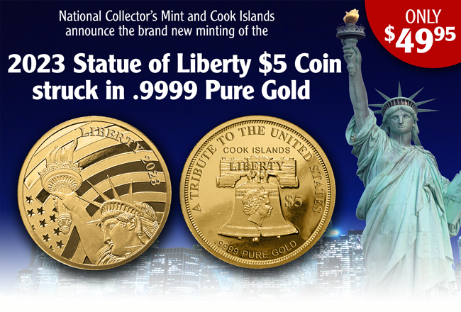 National Collector's Mint: Free Shipping! ★ 2023 Statue of Liberty ...