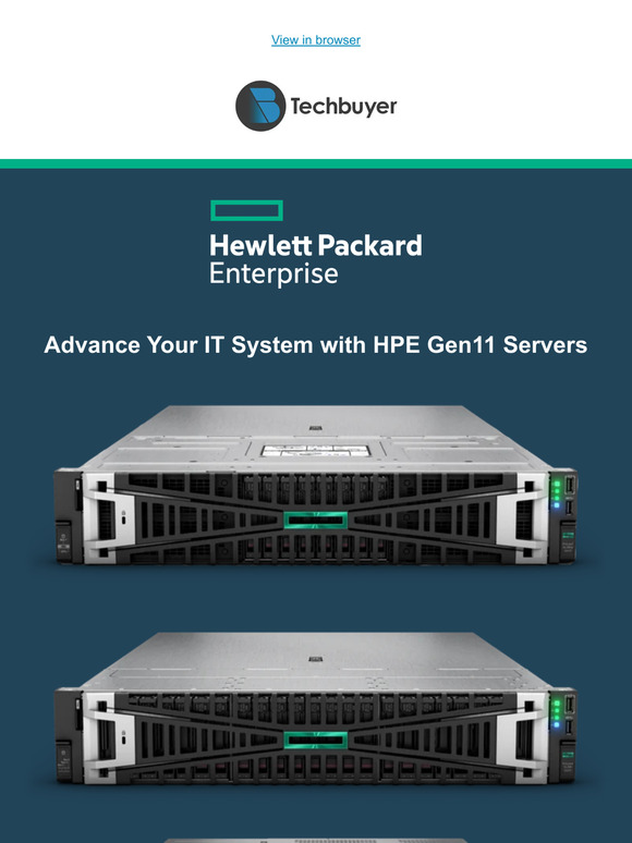 Techbuyer: Gen11 High-performance Servers | Milled