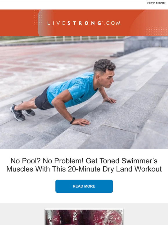 Livestrong: Get Toned Swimmer’s Muscles With This Dry Land Workout, Say ...