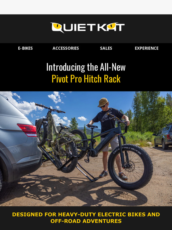 QuietKat: The All-New Pivot Pro Hitch Rack Has Arrived | Milled