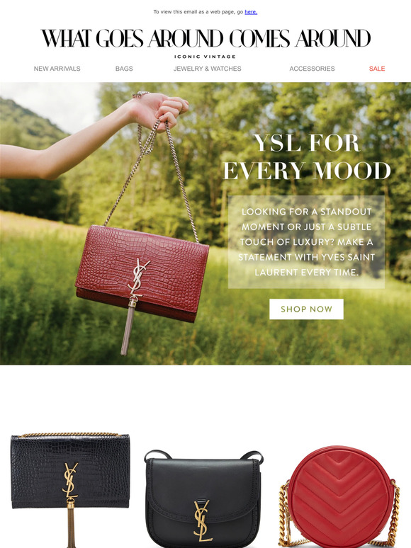 What Goes Around Comes Around: YSL for every mood | Milled