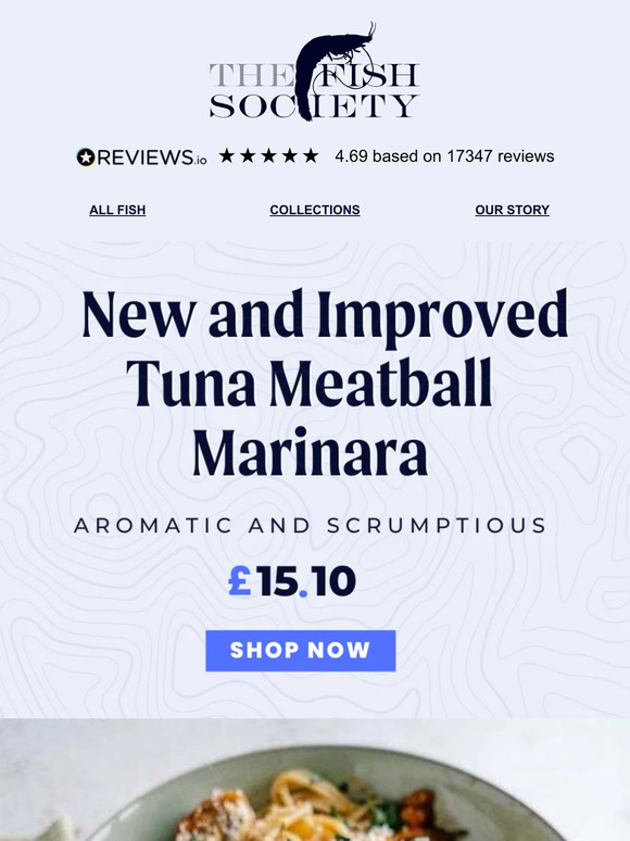 The Fish Society: Fishlover, Discover Our New & Improved Tuna Meatball Marinara 🍝 | Milled