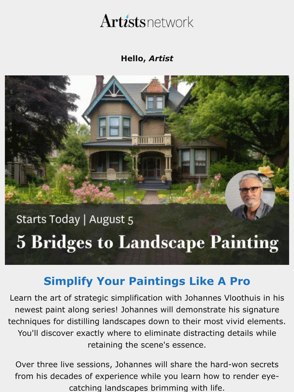 Artists Network: How to Simplify Your Landscape Paintings | Milled