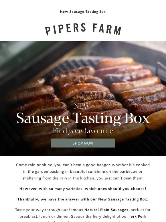 Pipers Farm: New Sausage Tasting Box | Milled