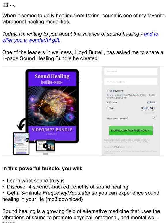 Healthy Holistic Living: 3 ways to heal with sound and frequency | Milled