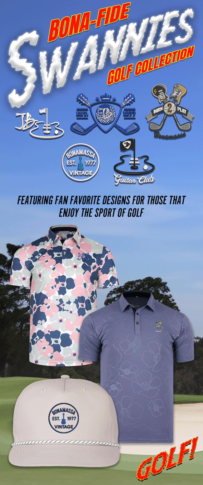 Joe Bonamassa: Swannies Blues Collection: Elevating Golf Style to New ...
