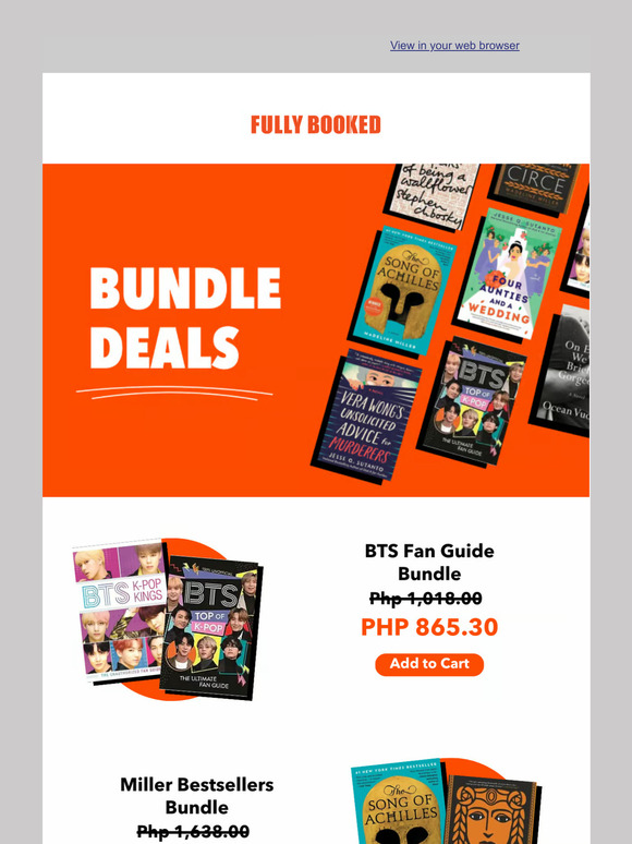 Fully Booked: August Book Bundle Deals | Milled