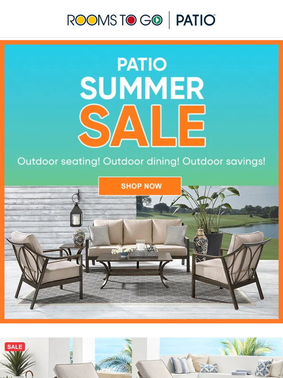Rooms To Go: Blue skies! Sunny styles! Hot prices! | Milled