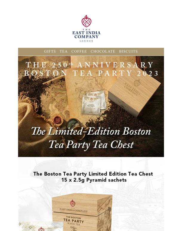 The East India Company: Special edition Boston Tea Party - Tea & Coin ...