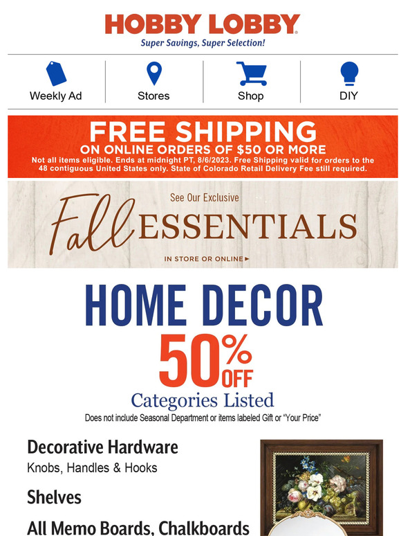 Hobby Lobby: Ready For School? 40% Off Classroom Decor ️ | Milled