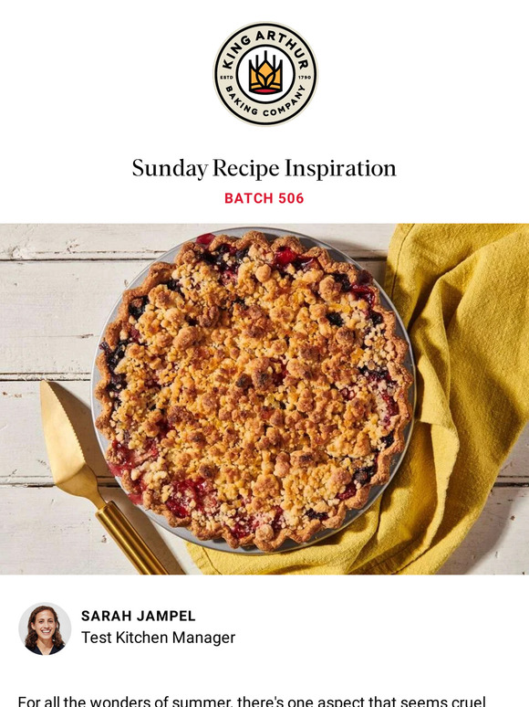 King Arthur Baking: These 5 Summer Bakes Use Melted Butter Magic | Milled