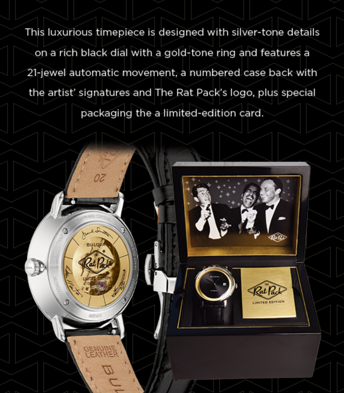 Jared: Discover the Rat Pack Limited Edition timepiece from Bulova | Milled