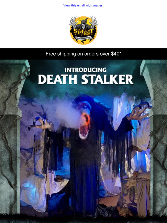 Spirit Halloween: ☠️ NEW animatronic: Death Stalker | Milled
