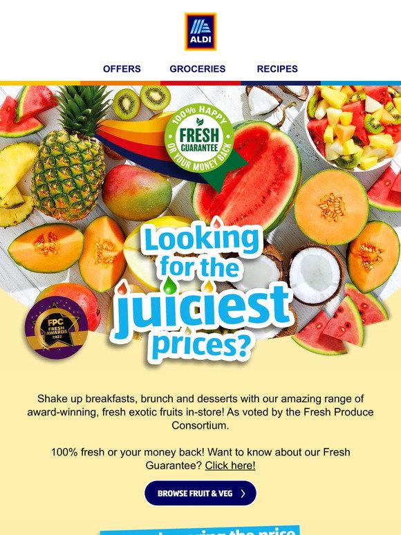 Aldi: Get a taste of tropical in store now! | Milled