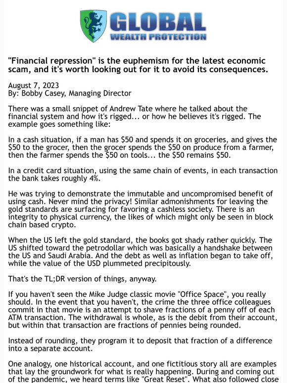 BusinessAnywhere: The Economic Death Spiral of "Financial Repression ...