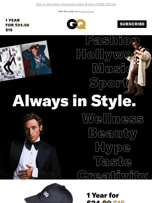 GQ magazine: Always be in Style with GQ | Milled