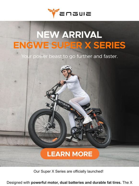 Engwe: 📢Unlock Your Super X Series Now! | Milled
