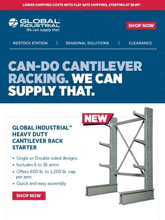 C&H Distributors: Unveiling NEW Cantilever Racks | Milled