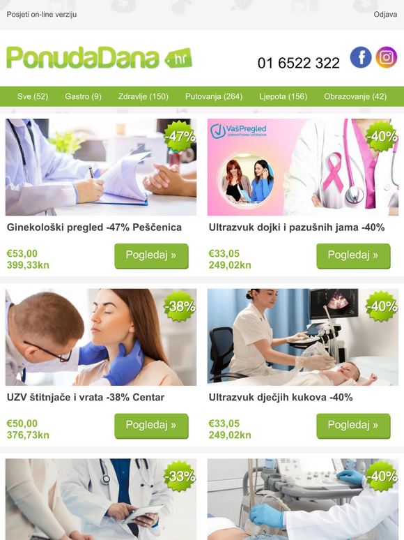 PonudaDana: Ginekološki pregled -47% Peščenica | Ultrazvuk dojki i ...