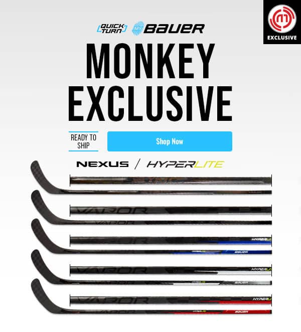 HockeyMonkey: Now Available: Custom Color Bauer Vapor Hyperlite & Nexus ...